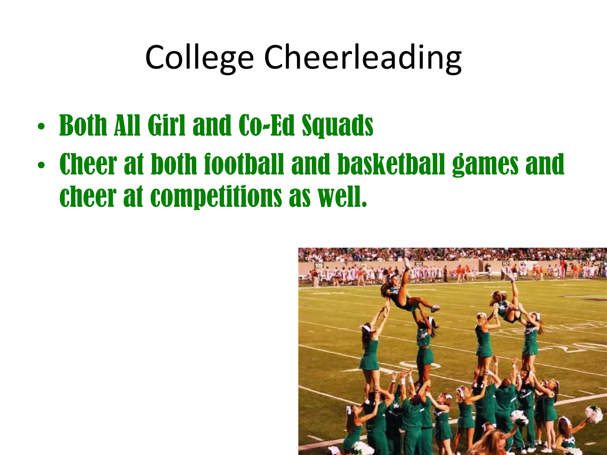 Cheerleading | PPTX
