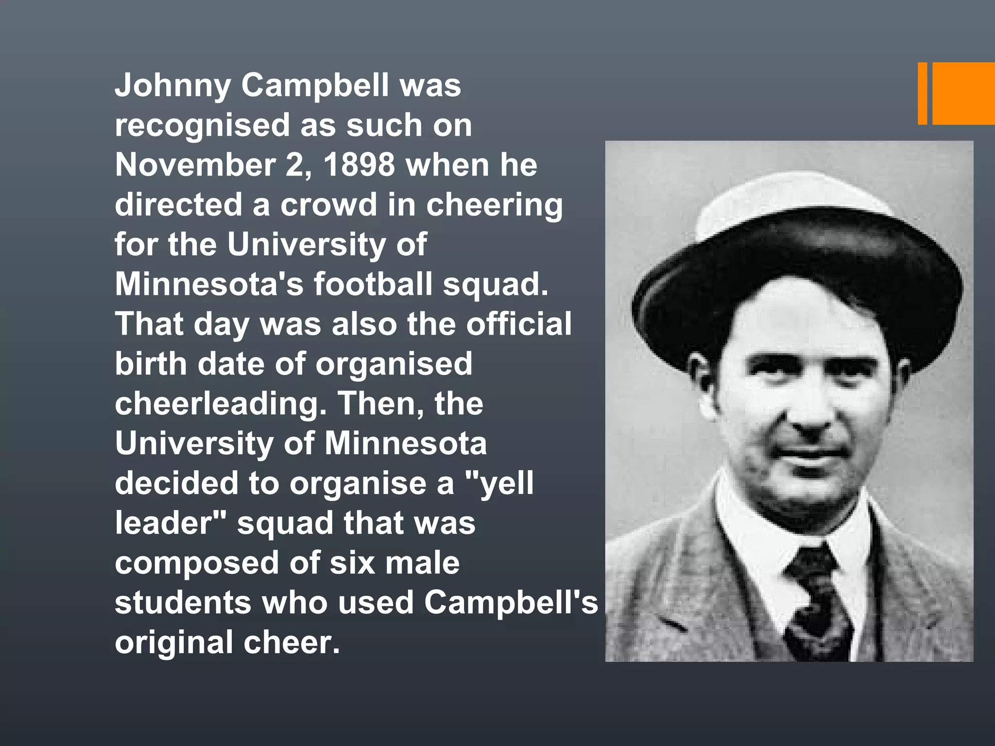 Cheerleading History : How it All Started | PPT | Cheerleading | Sports