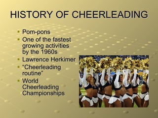 Cheerleading – is it a sport | PPT