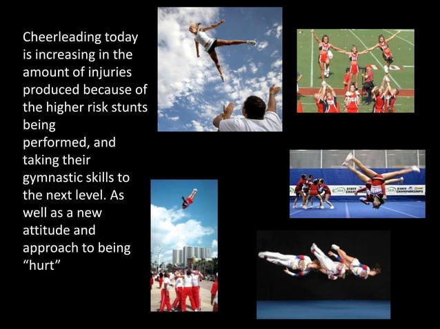 Cheerleading Safety | PPTX | Death, Injury, or Military Conflict ...