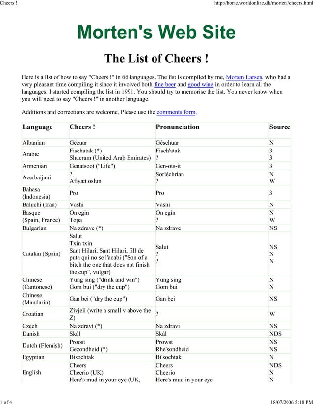 Cheers! | PDF
