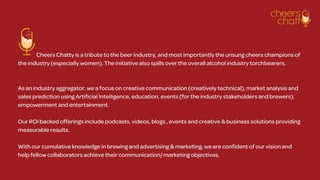 Cheers Chatty credential presentation | PPT