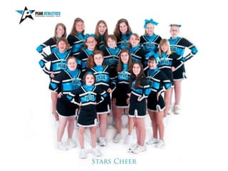 Peak Athletics Cheer Stars Team Slideshow | PPTX