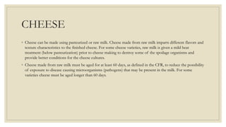 CHEESE.pptx | Food & Drink