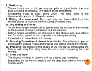 Milk Cheese- preparation, technology, utilization | PPTX