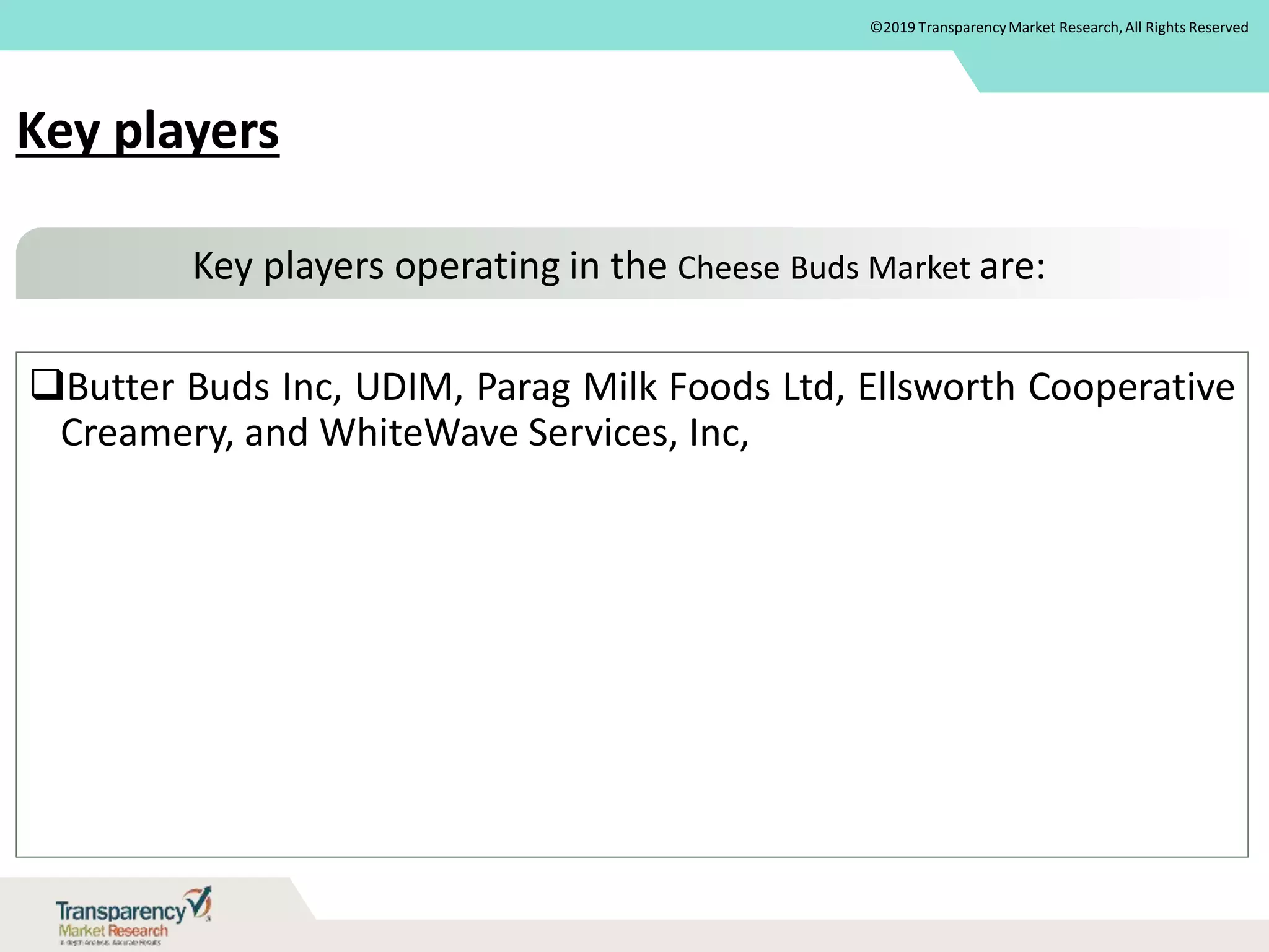 Cheese buds market | PPT