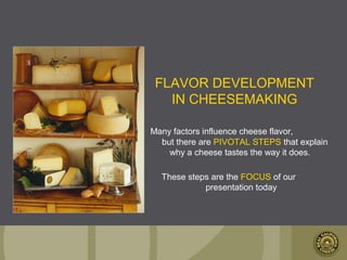 How Cheese Gets its Flavor | PPT