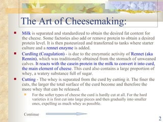 The Art of Cheesemaking | PPT