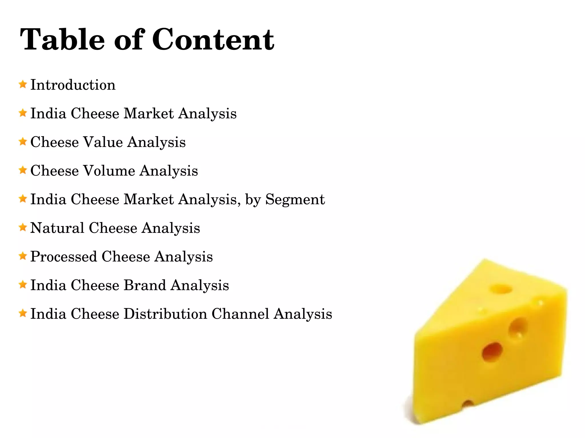 Cheese market in india | PPT