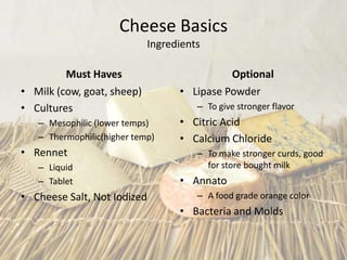 Cheese power point | PPTX