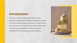 Cheese Presentation. Types of cheese/preparations/uses | PDF