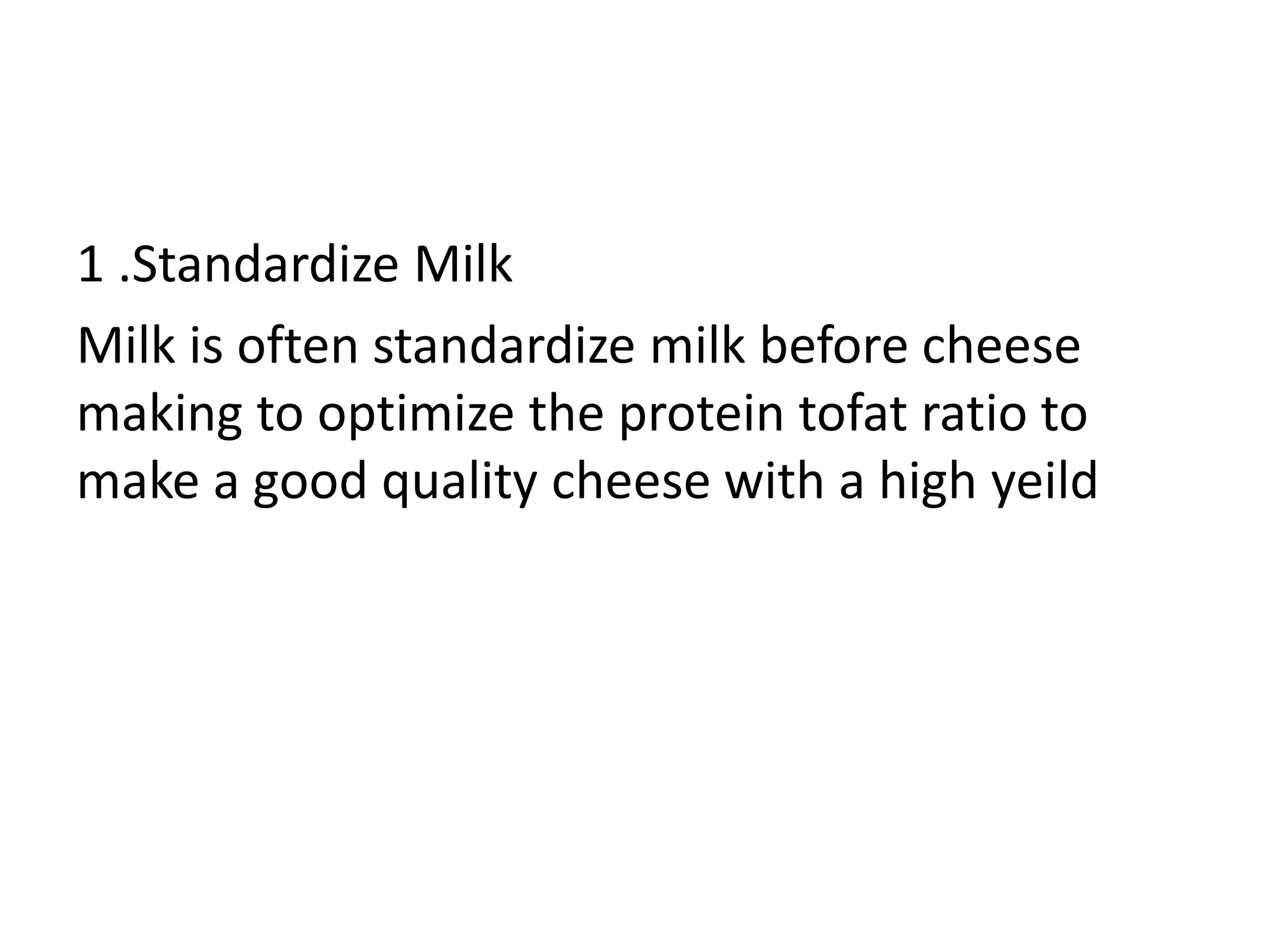 Cheese processing | PPTX