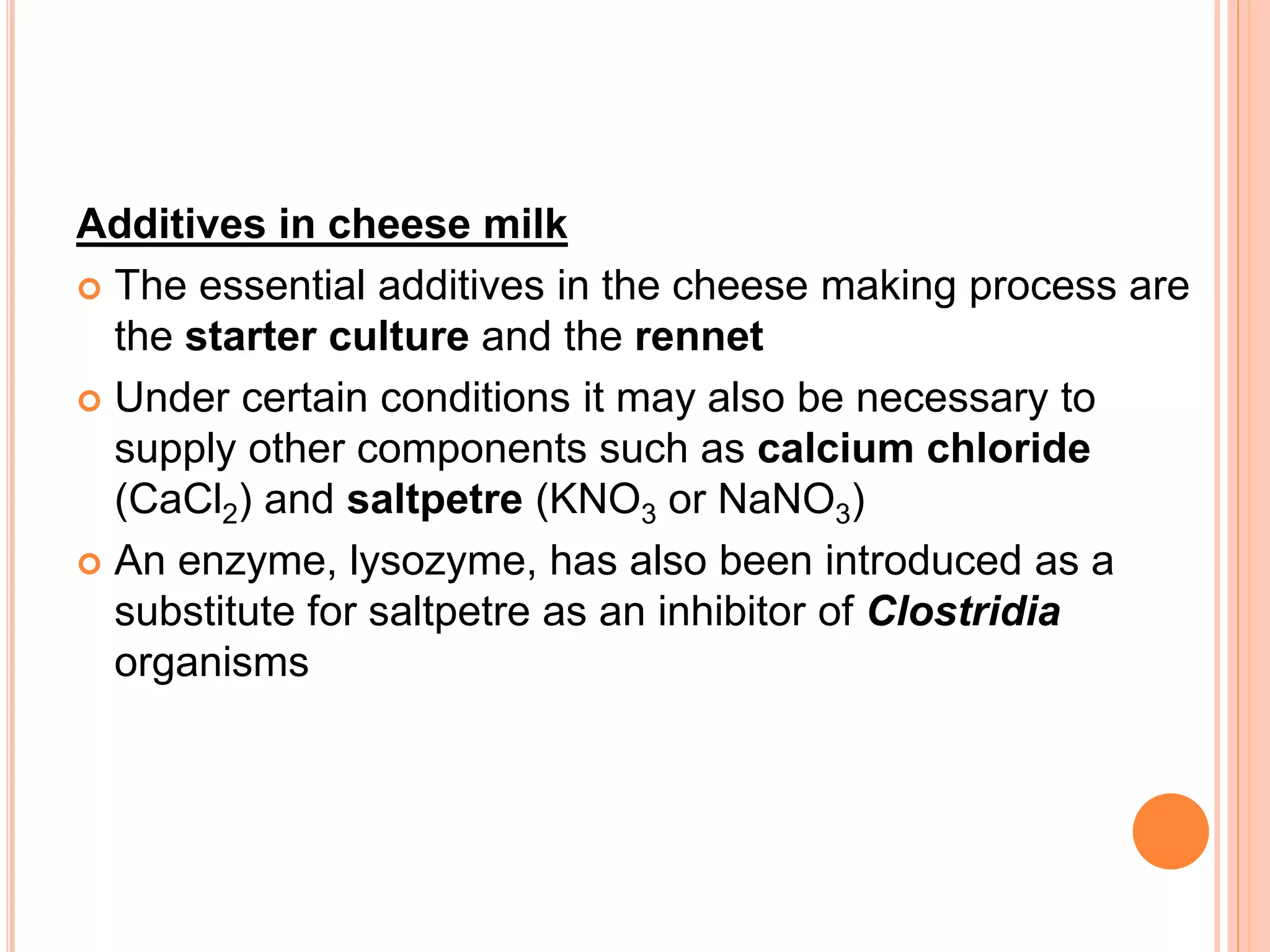 Cheese production | PPTX
