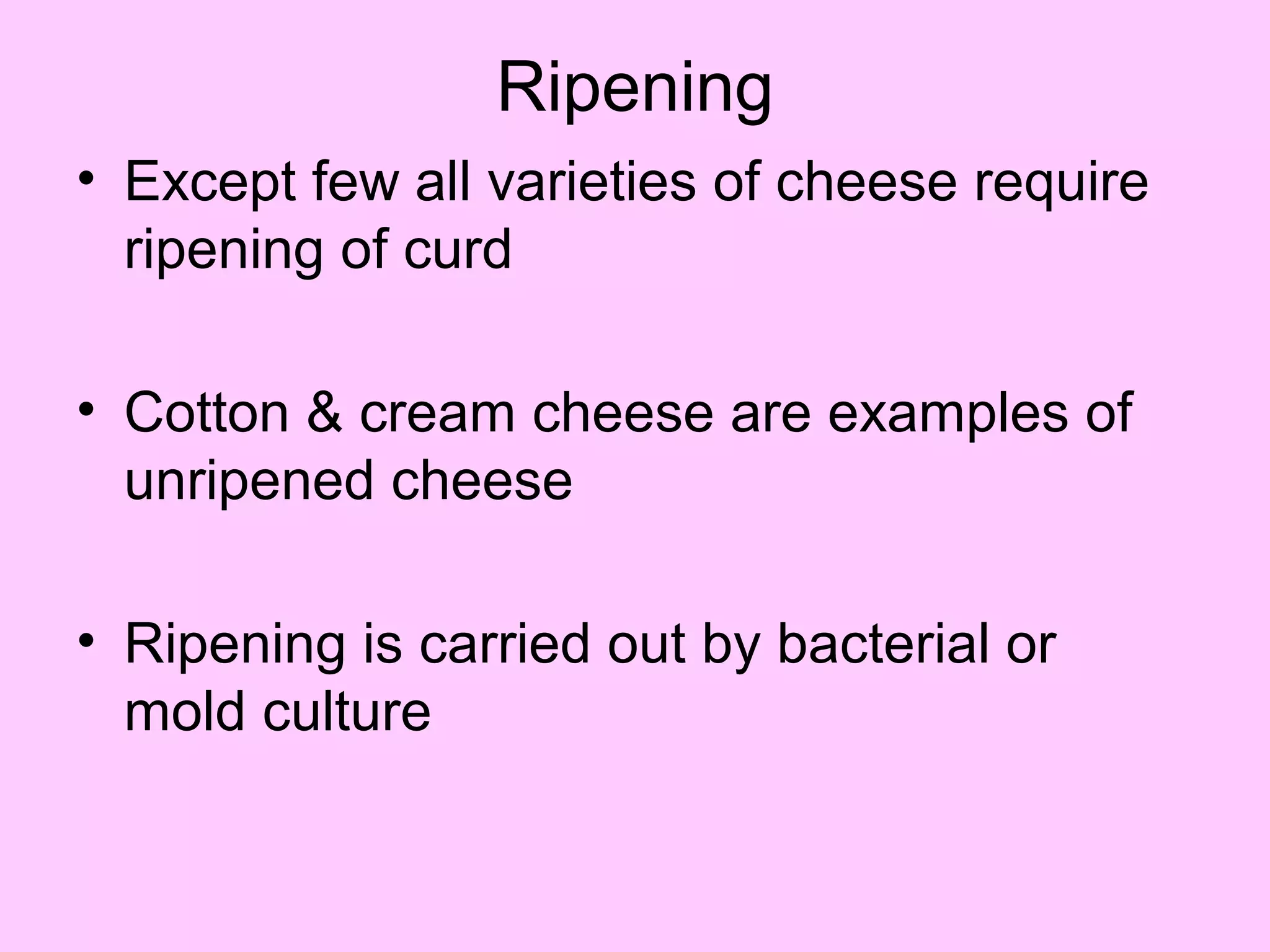 Cheese production | PPT