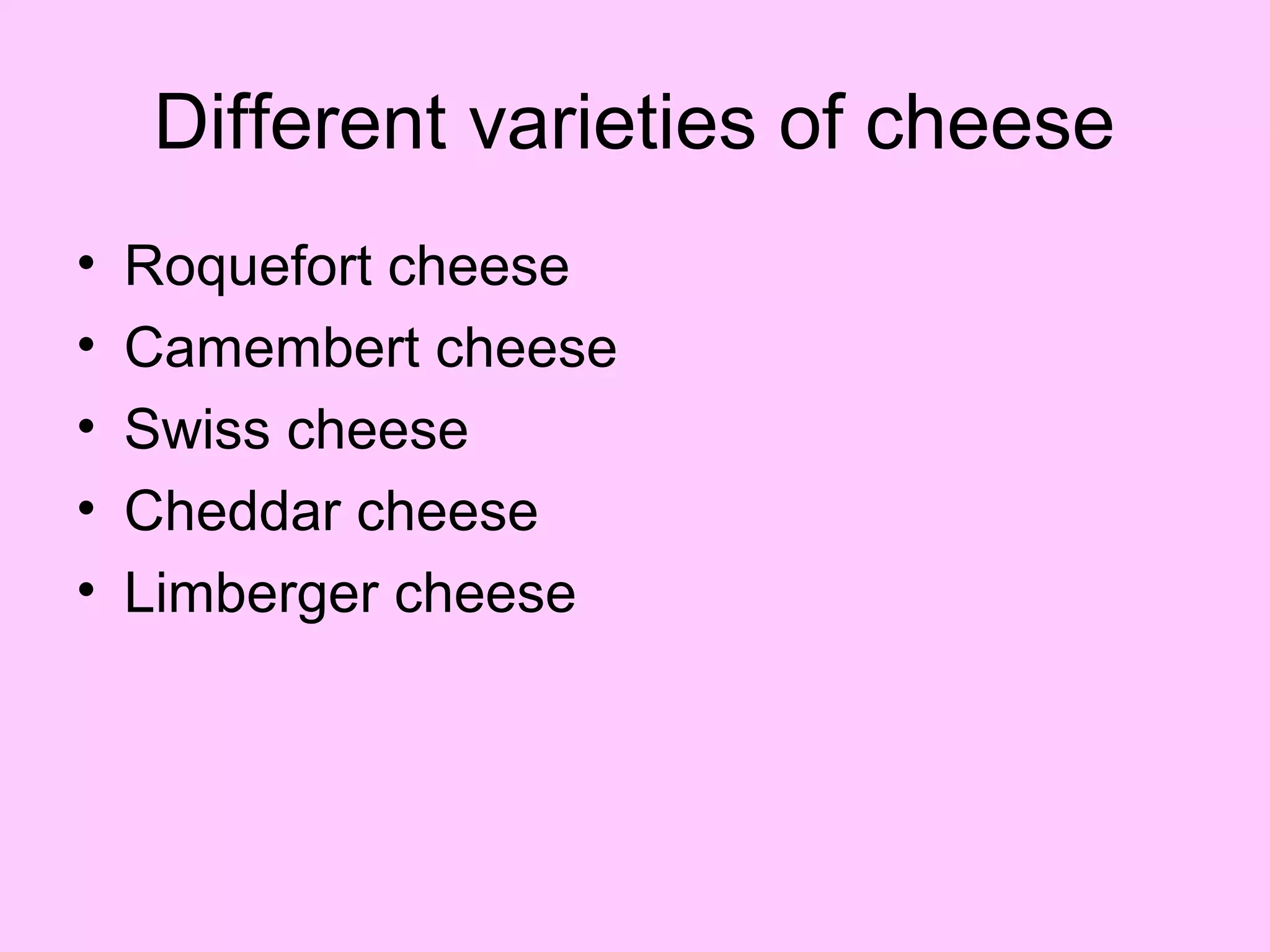 Cheese production | PPT