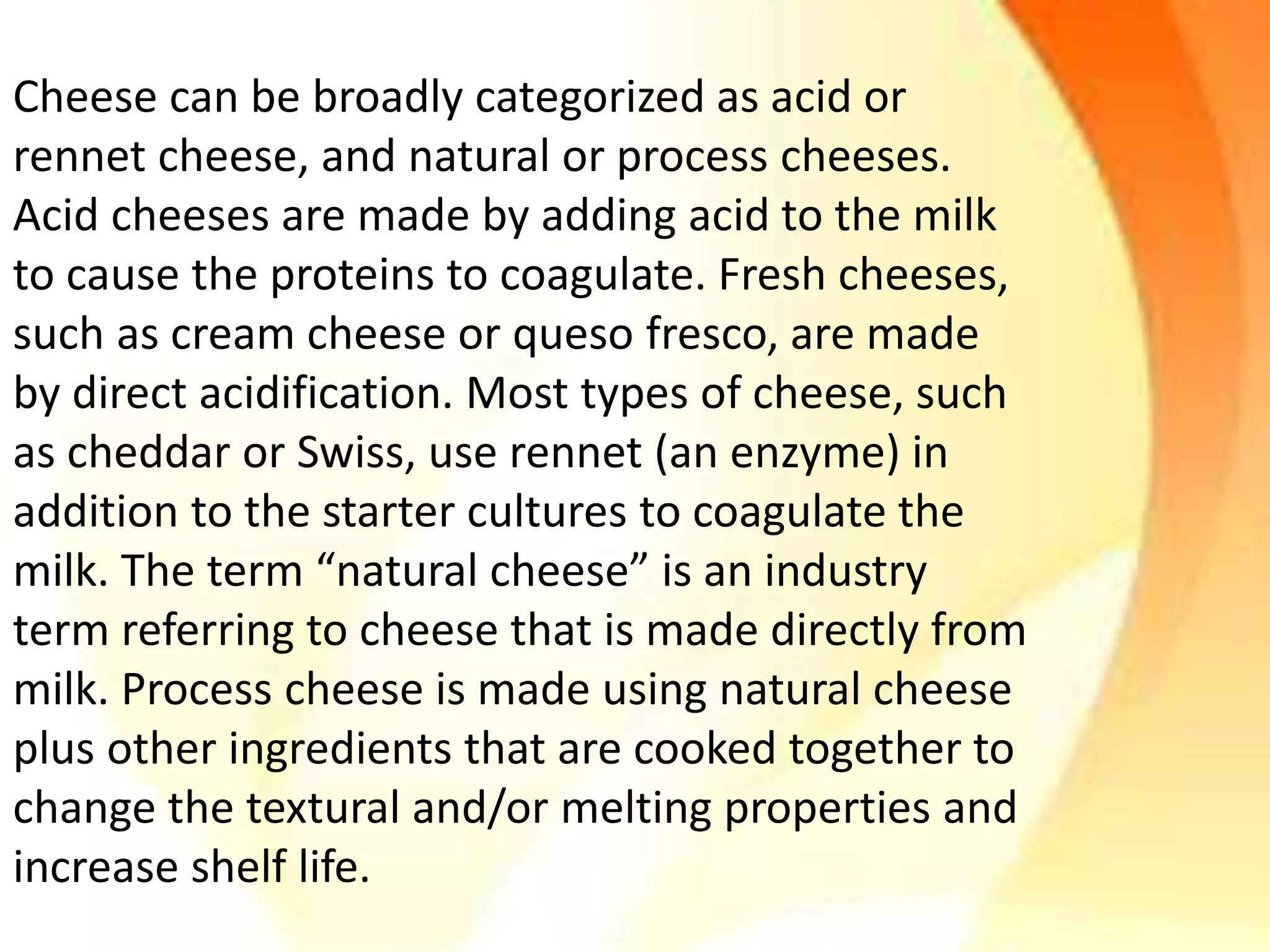 Cheese production | PPTX