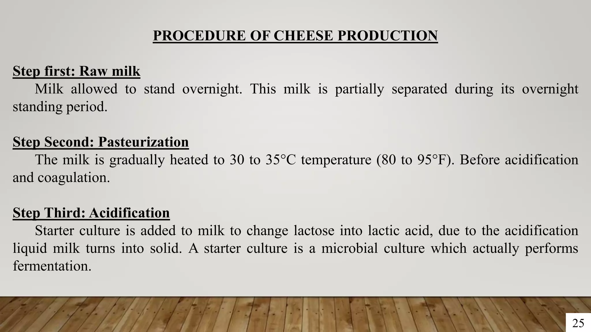 Cheese Production Process | PPTX
