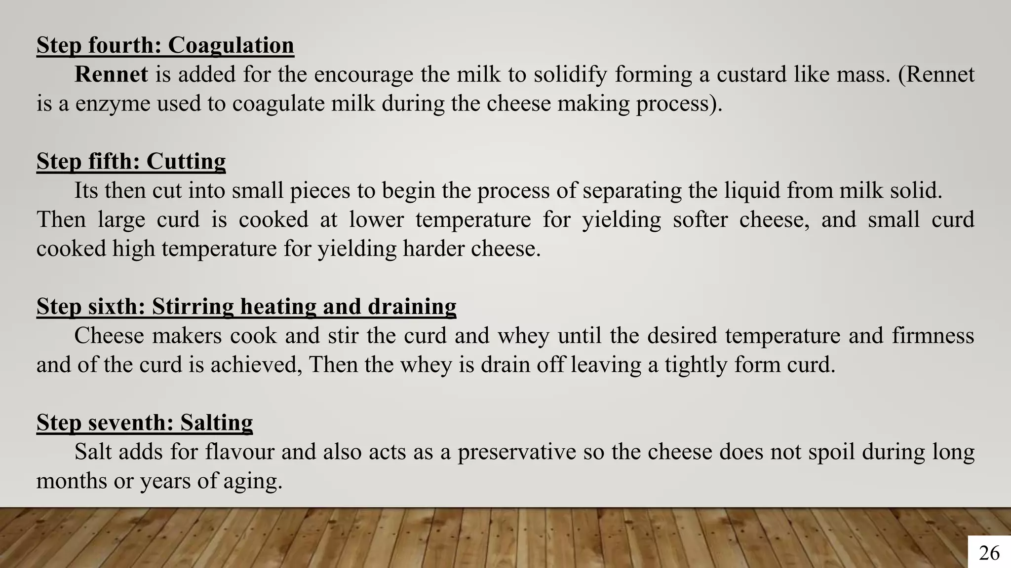 Cheese Production Process | PPTX