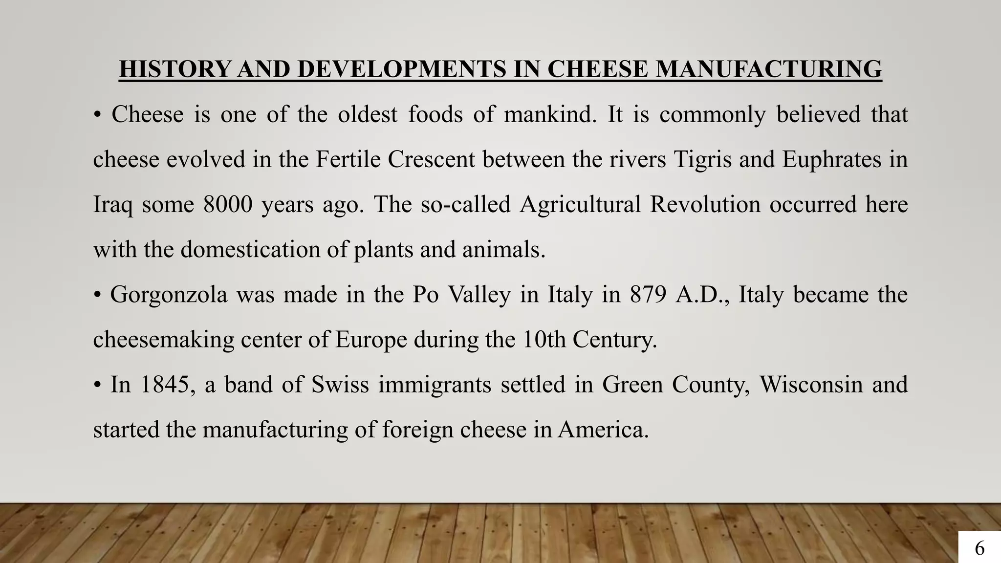 Cheese Production Process | PPTX