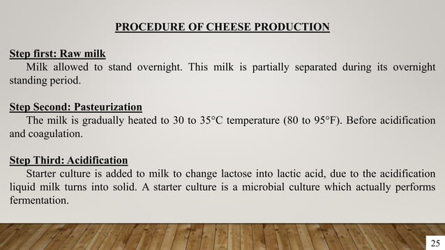 Cheese Production Process | PPTX