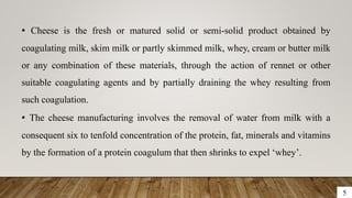 Cheese Production Process | PPTX