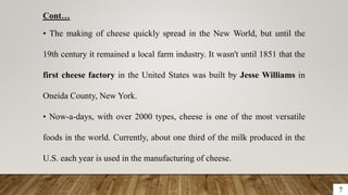 Cheese Production Process | PPTX