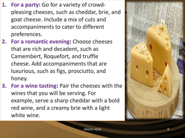 different cheese styles cheese styles | PDF | Desserts and Baking ...