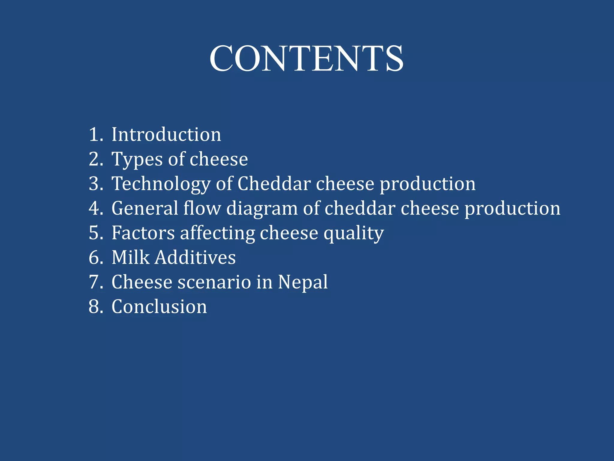 Cheese Technology | PPTX