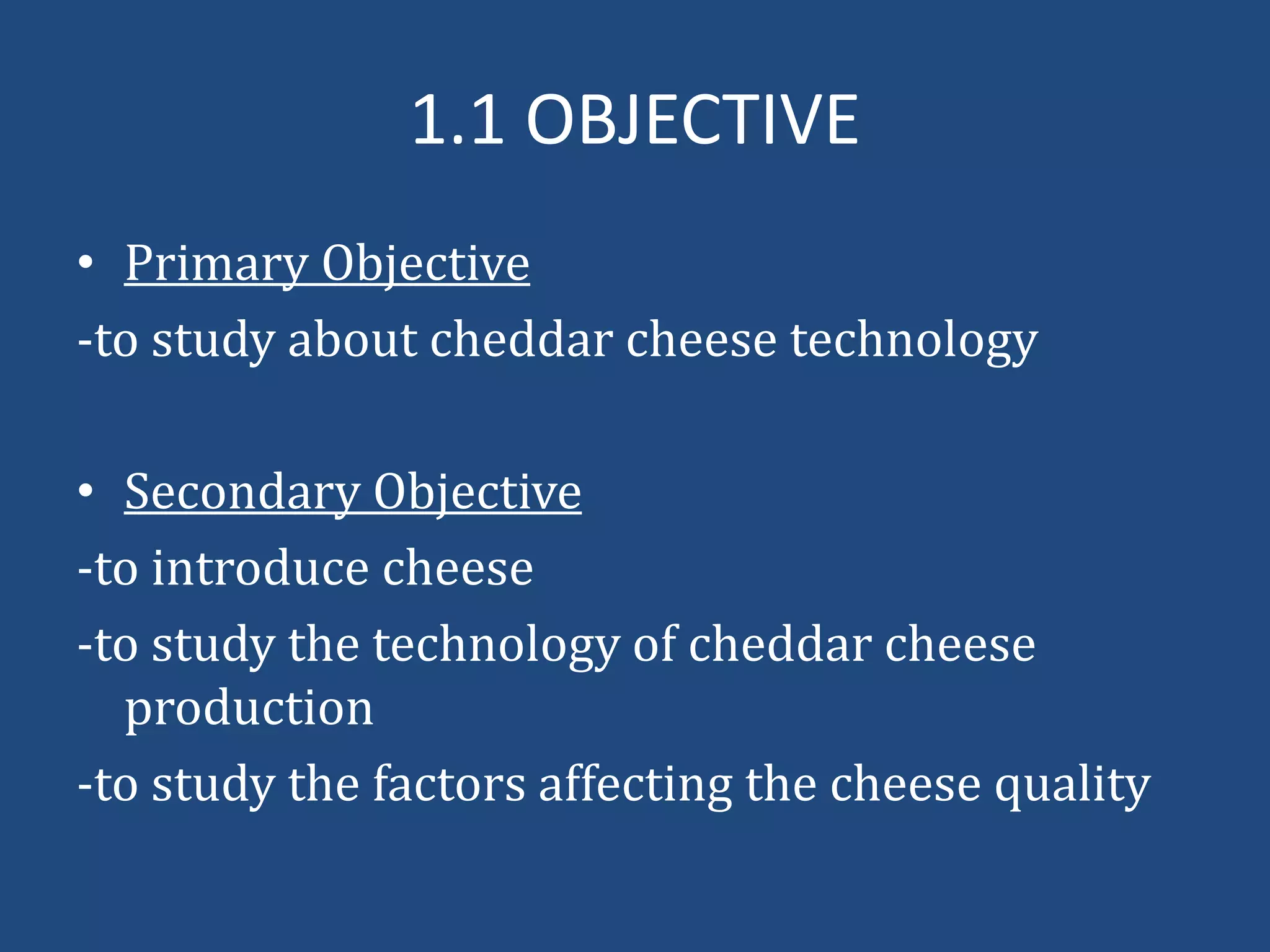 Cheese Technology | PPTX