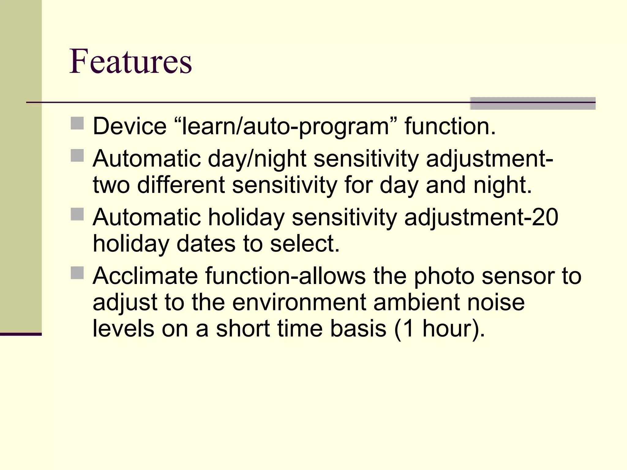 Fire control panel - Cheetah xi features | PPT