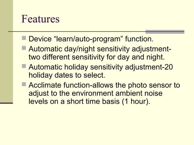 Fire control panel - Cheetah xi features | PPT