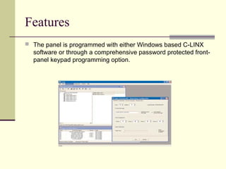 Fire control panel - Cheetah xi features | PPT
