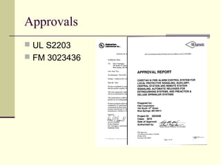 Fire control panel - Cheetah xi features | PPT
