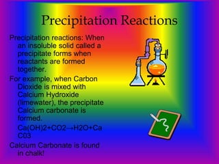 Precipitate Examples In Everyday Life