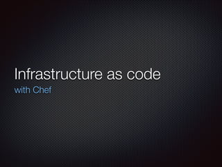 Chef infrastructure as code | PDF