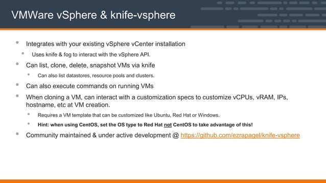 Opscode Webinar: Managing Your VMware Infrastructure with Chef | PPT