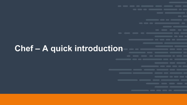 Opscode Webinar: Managing Your VMware Infrastructure with Chef | PPT