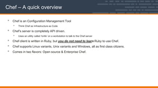 Opscode Webinar: Managing Your VMware Infrastructure with Chef | PPT