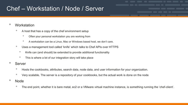 Opscode Webinar: Managing Your VMware Infrastructure with Chef | PPT