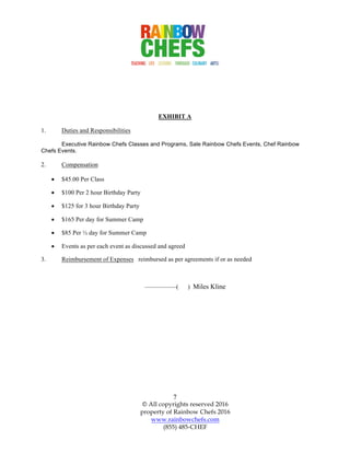 Chef contract | PDF