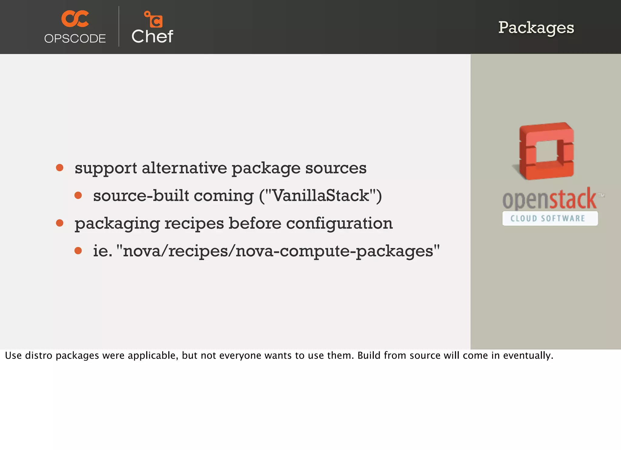 Chef for OpenStack: Grizzly Roadmap | PPT
