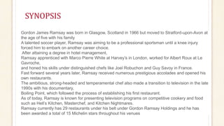 Chef gordon ramsay- dynamic leader | PPTX | Bars & Restaurants ...