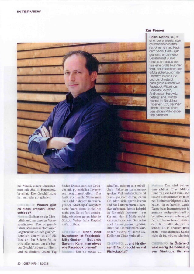 Interview Daniel Mattes Chefinfo | PDF