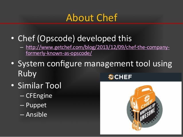 Chef introduction