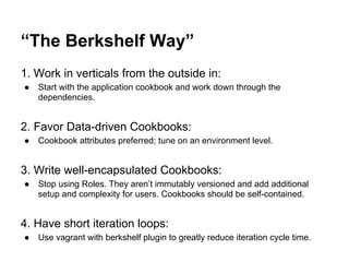 2013-08-27 Chef-Boston Meetup - Using Berkshelf | PPT