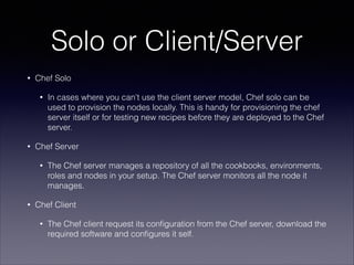 Chef: Smart infrastructure automation | PPT