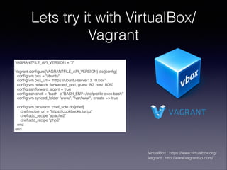 Chef: Smart infrastructure automation | PPT