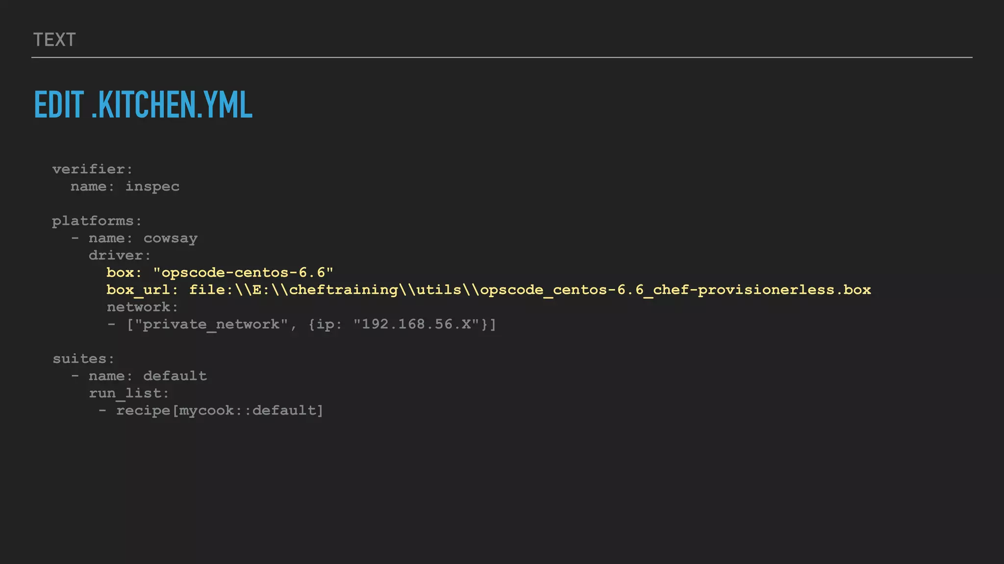 Chef Basics Write Infrastructure As Code Ppt