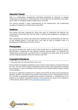 Chef tutorial | PDF | Computer Software and Applications | Computing