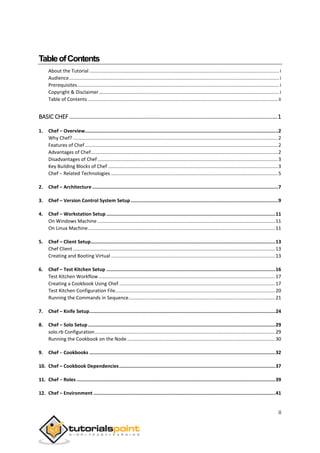 Chef tutorial | PDF | Computer Software and Applications | Computing